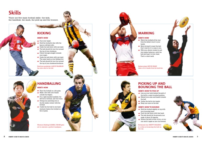 Afl Key Teaching Points | PDF | Sports Rules And Regulations | Sports