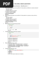Programming For Problem Solving Unit 1 Multiple Choice Questions MCQ | PDF | Subroutine ...