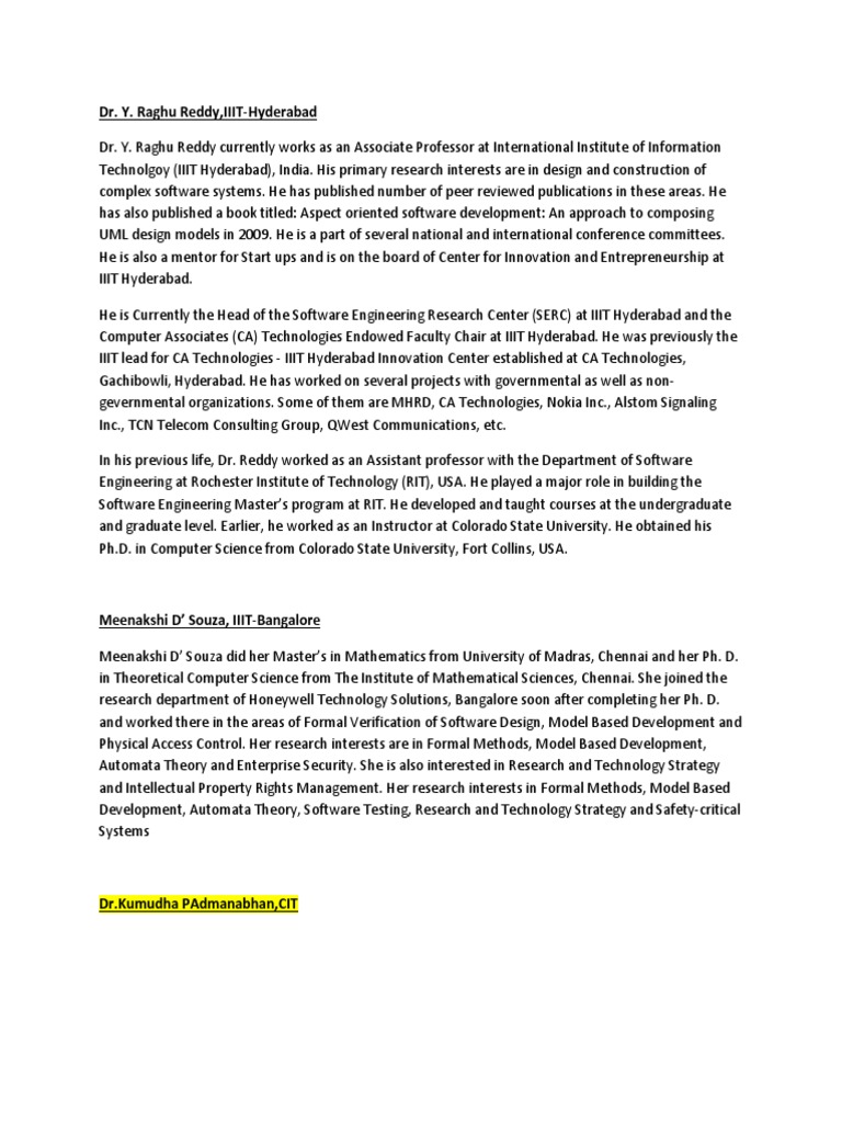 Profiles of Notable Computer Science Academics | PDF | Science And ...