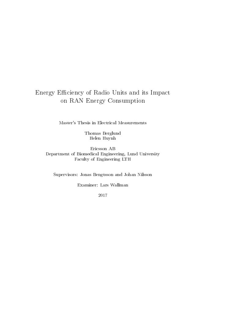 Thesis Final1 | PDF | Duplex (Telecommunications) | 4 G