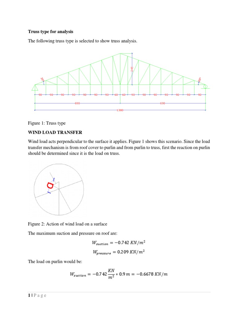 Truss Type For Analysis | PDF | Truss | Physical Sciences