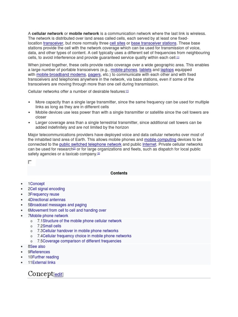 Concept: Transceiver Cell Sites Base Transceiver Stations | PDF ...