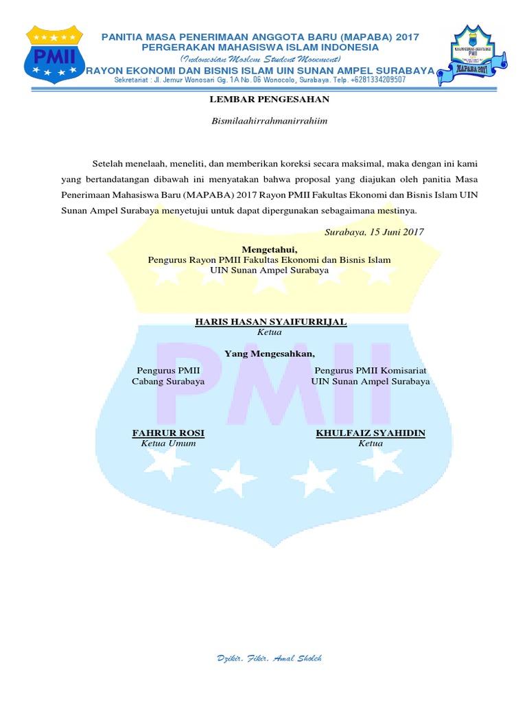 Proposal Mapaba 2017 (Polos) | PDF