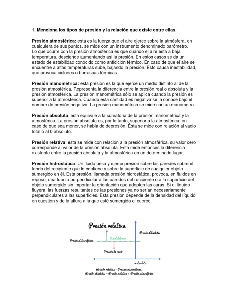 Actividad 4 | PDF | Presión atmosférica | Presión