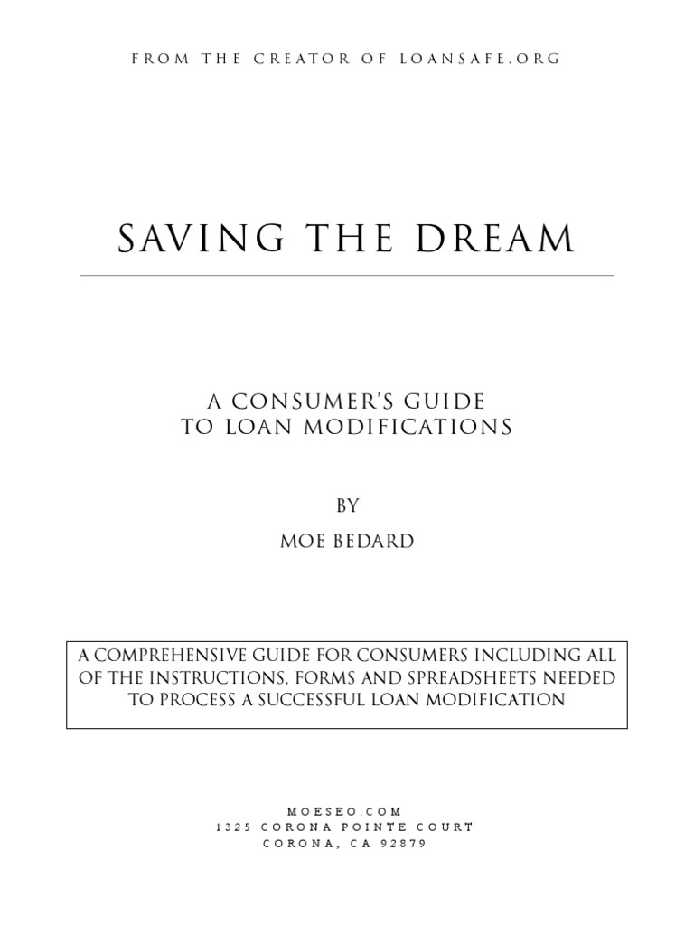 A Comprehensive Guide to Loan Modifications | PDF | Foreclosure ...