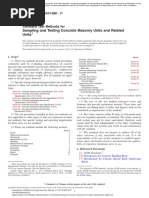 Astm C140 C140M-18 PDF | PDF | Masonry | Concrete