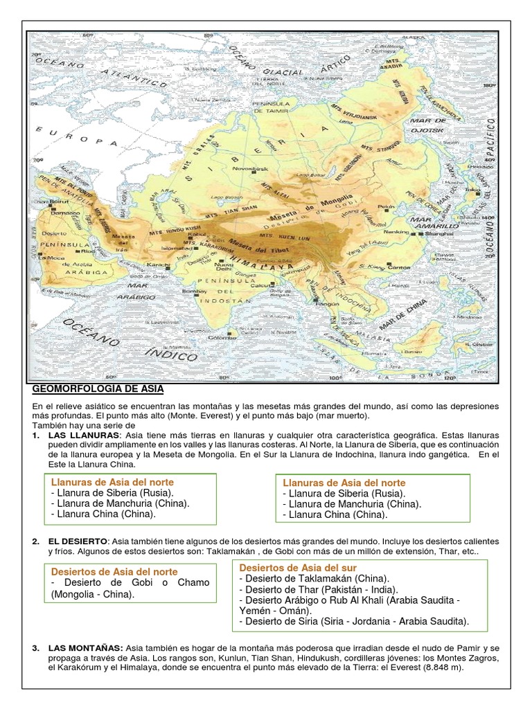 Mapa De La Llanura Gangética