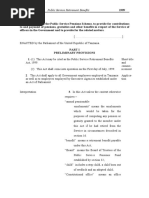 PSSSF Benefits Regulations Overview | PDF | Pension | Social Security ...