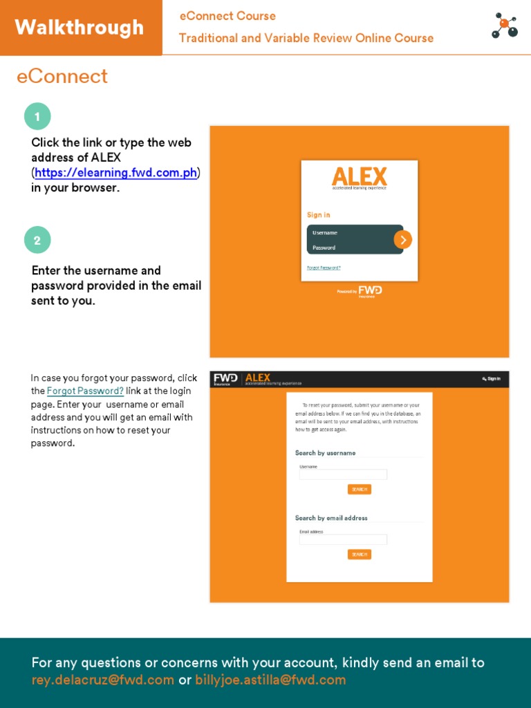 Econnect: Click The Link or Type The Web Address of Alex in Your ...
