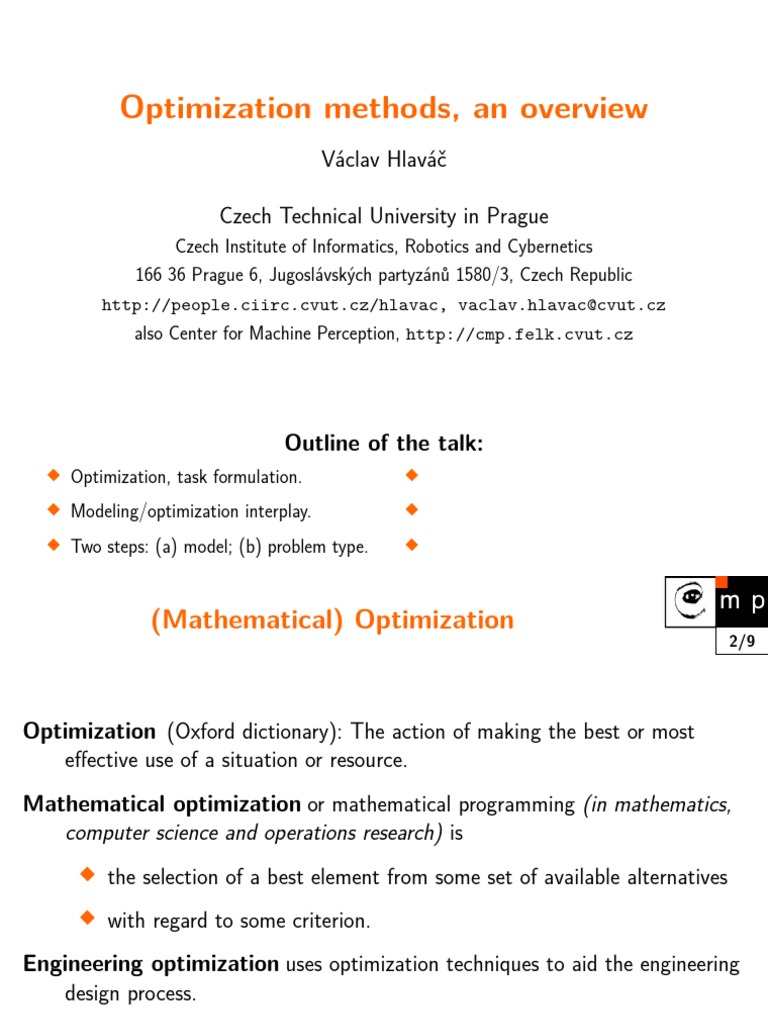 Optimization Mathematics | PDF | Mathematical Optimization ...