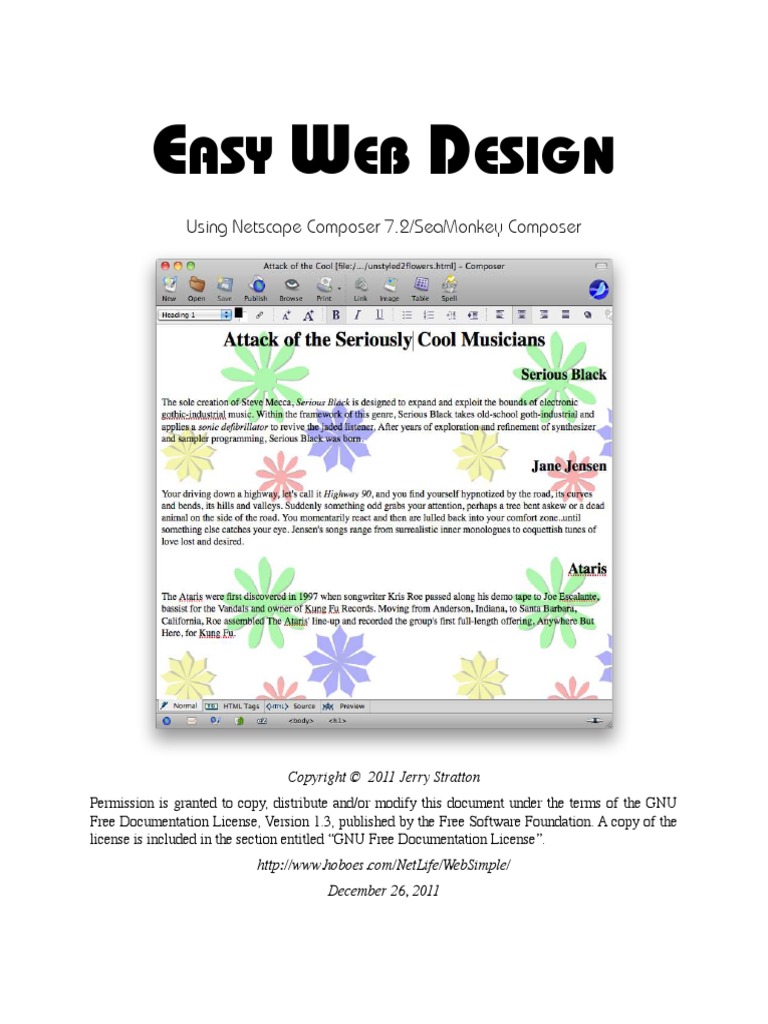 0751 Easy Web Design | PDF | Html Element | World Wide Web