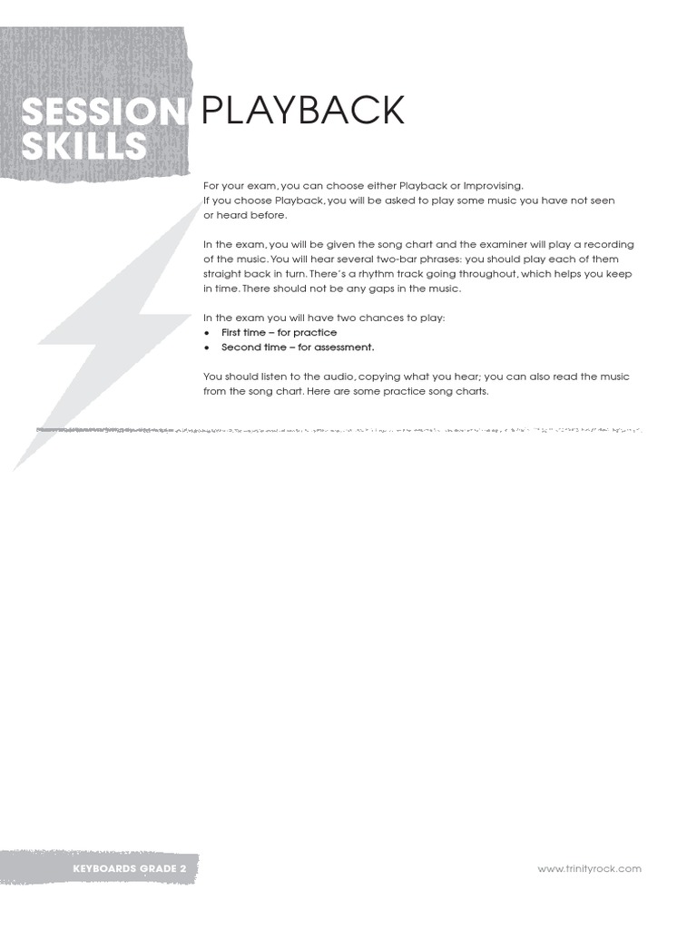 Randp Keyboards Grade 2 Session Skills Samples Pdf Musicology