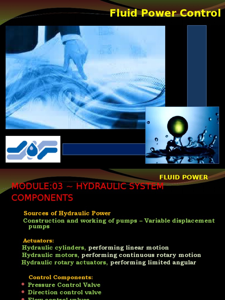Fluid Power Control | PDF | Valve | Liquids