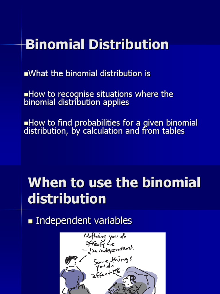 Binomial 1 | PDF | Variance | Probability And Statistics