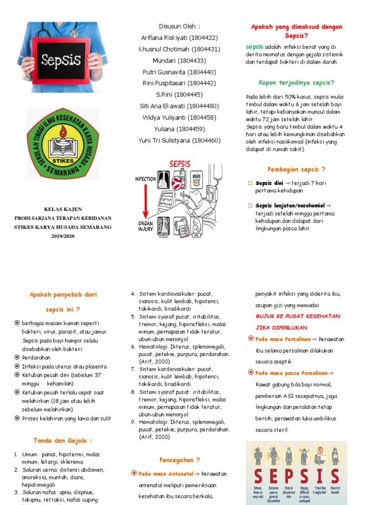 Leaflet Sepsis | PDF
