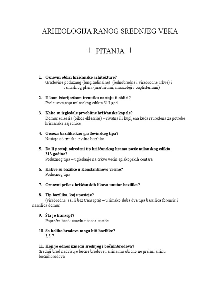Pitanja 1 SV | PDF
