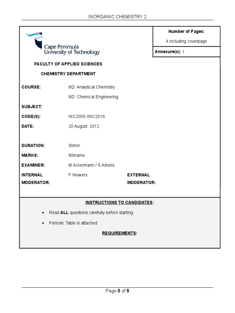 Inorg - 4 SeptAug12 | PDF | Sodium Carbonate | Ion