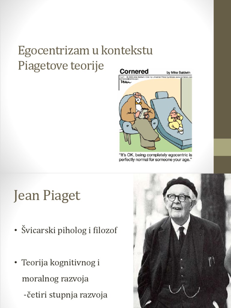 Egocentrizam U Kontekstu Piagetove Teorije | PDF