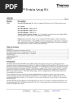 Pierce BCA Protein Assay Kit: User Guide | PDF | Physical Sciences ...