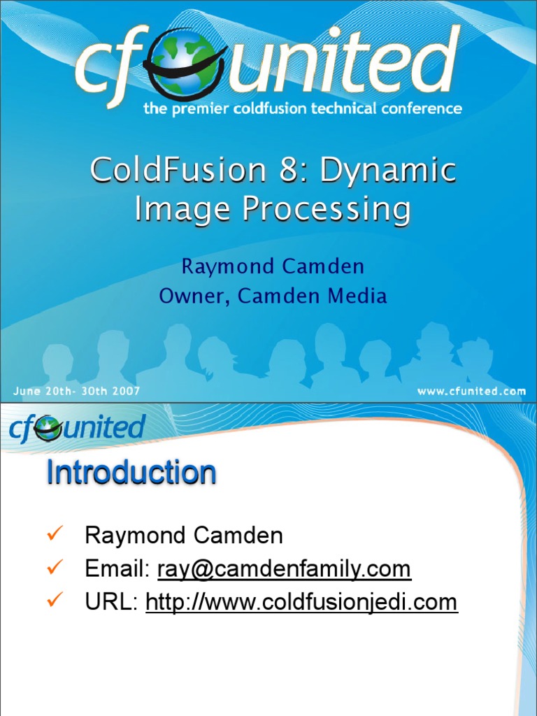 ColdFusion 8 Image Processing Guide | PDF | Areas Of Computer Science ...