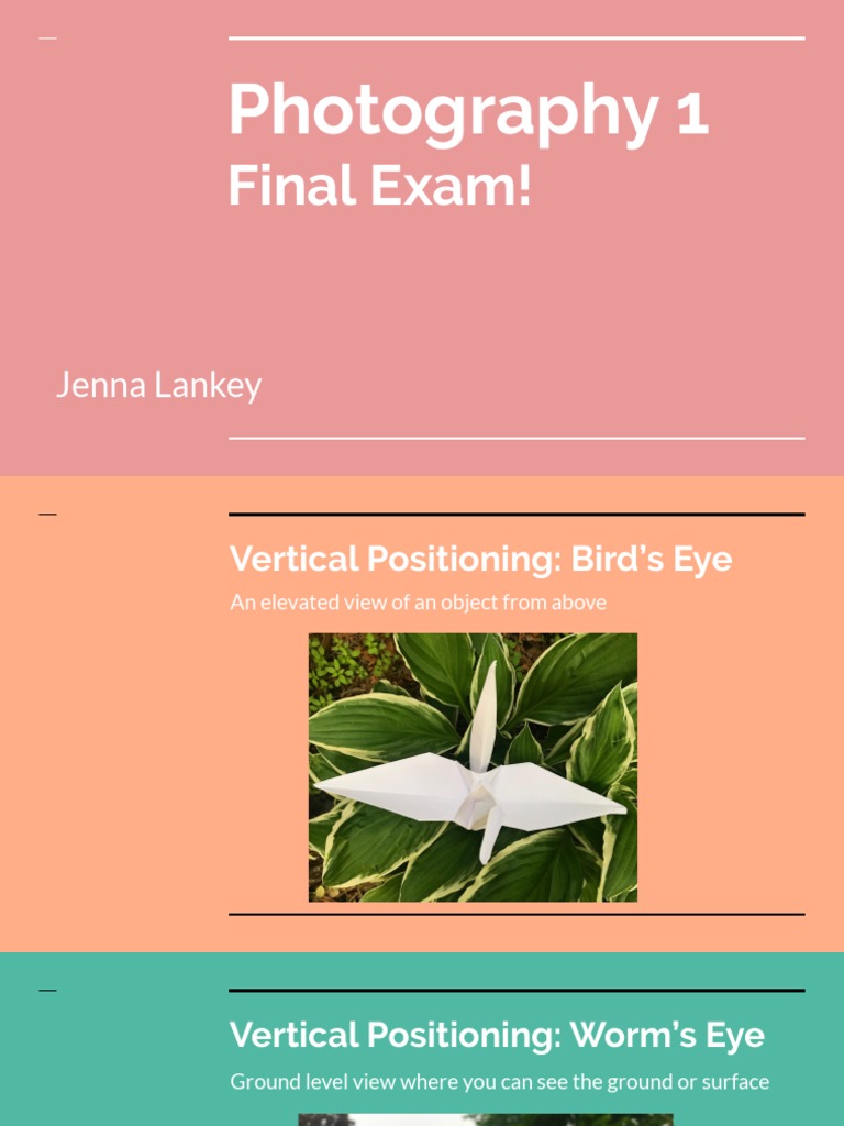 Photo 1 Final Exam | PDF