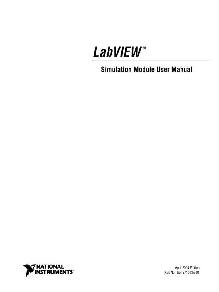 Simulation Module User Manual | PDF | Mathematical Model | Nonlinear System