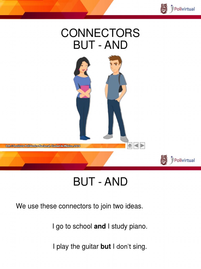 Connectors But - and | PDF