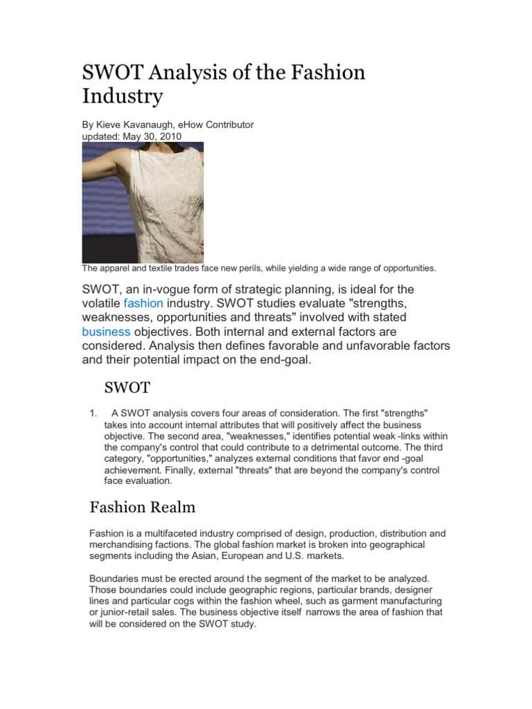 Clothing Business SWOT Analysis | PDF | Competition Law | Counterfeit