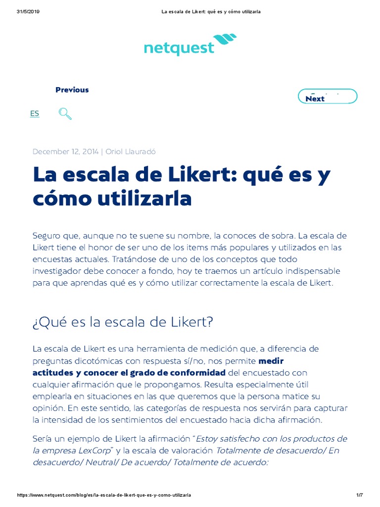 Escala Likert Espanol: Likert Examples – ZAZFEE