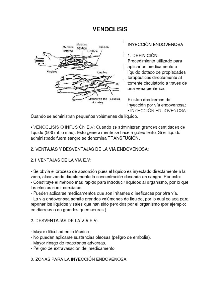VENOCLISIS | PDF | Diálisis | Hemodiálisis