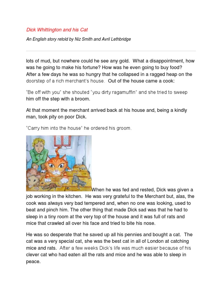 Dick Whittington and His Cat: An English Story Retold by Niz Smith and ...