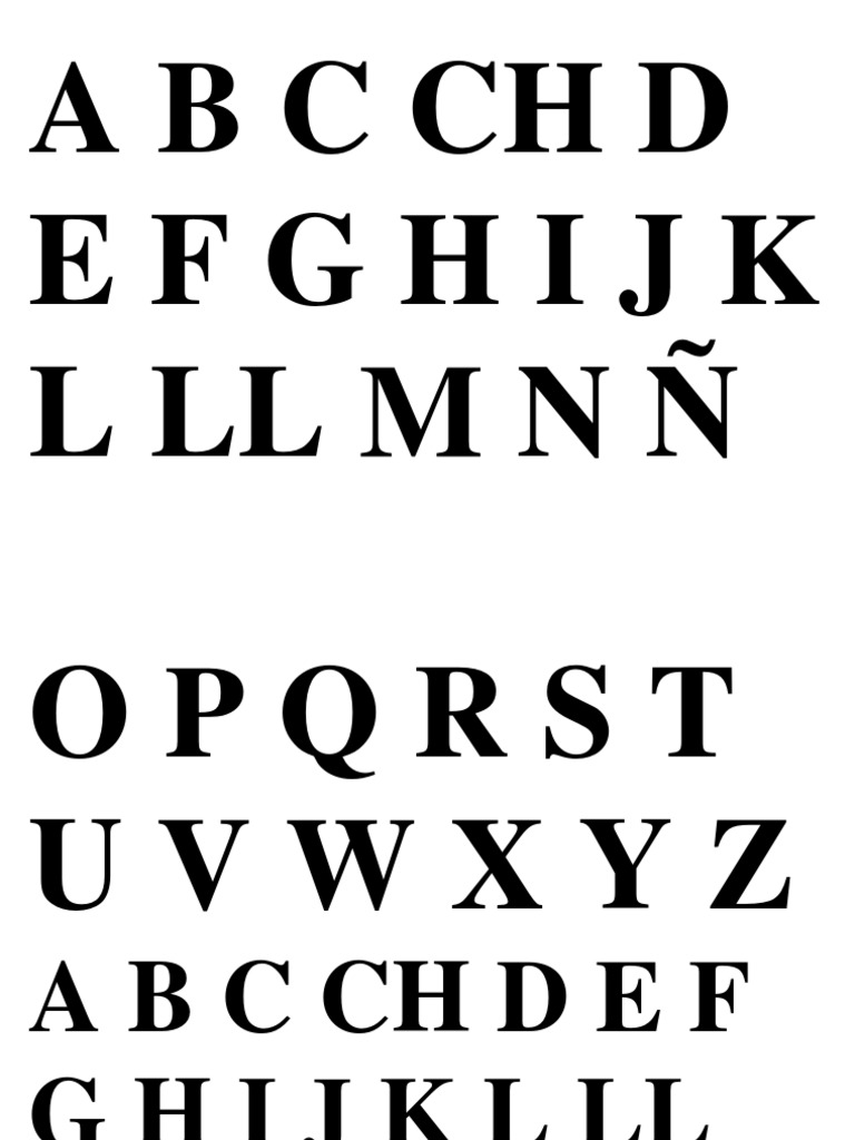 Spanish Alphabet Layout Guide | PDF | Philosophy | Young Adult