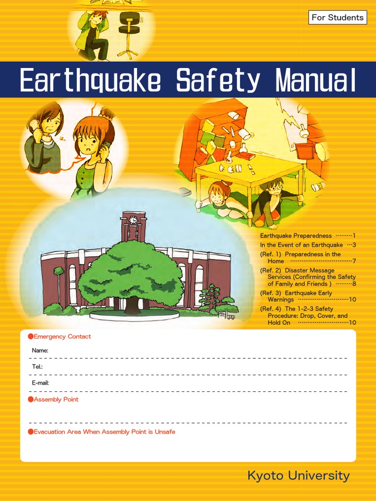 Earthquake Safety Manual Students en | PDF | Emergency | Earthquakes