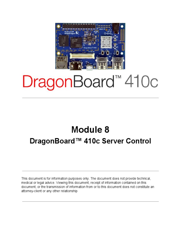 M8 DragonBoard 410c Server Control | PDF | Thread (Computing) | Computer Architecture
