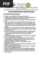House Rules | PDF