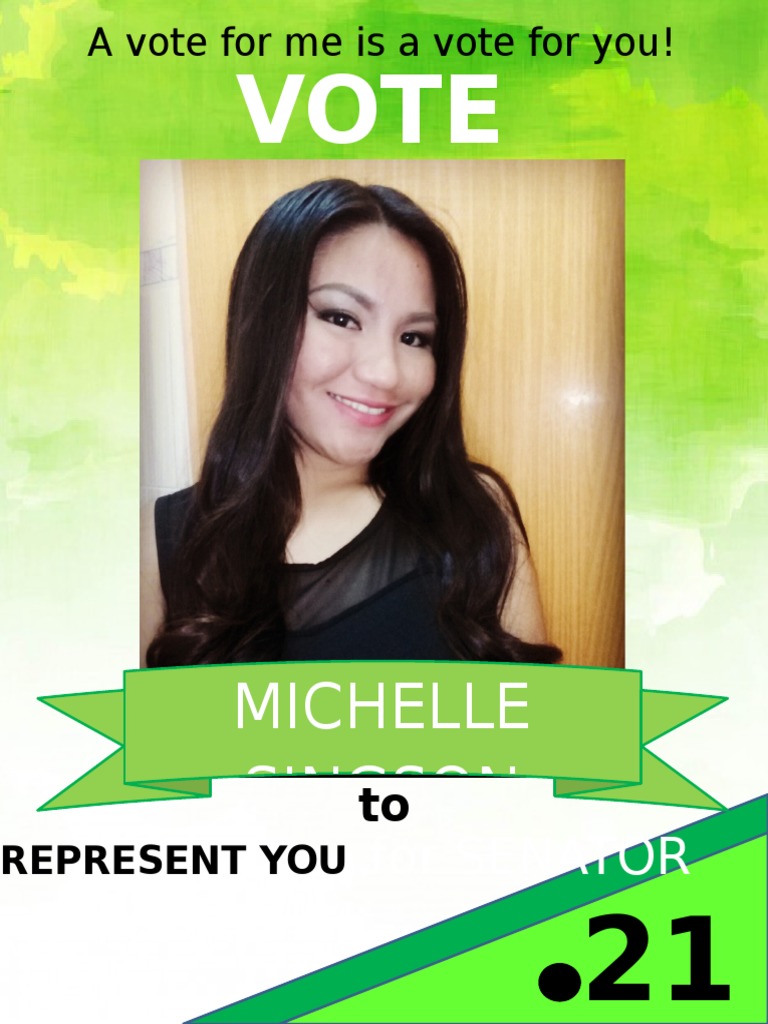 Michelle Singson: For Senator | PDF