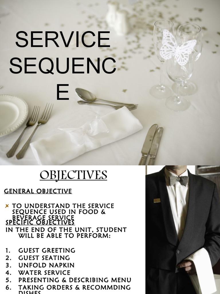 Chapter3 Guesthandlingprocedure | PDF | Waiting Staff | Menu