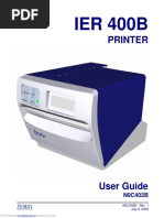 IER 400 Printer Technical Manual | PDF | Ip Address | Icon (Computing)