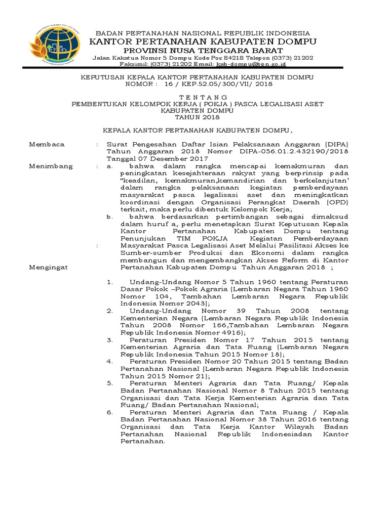 SK PLH Pemberdayaan Masyarakat | PDF