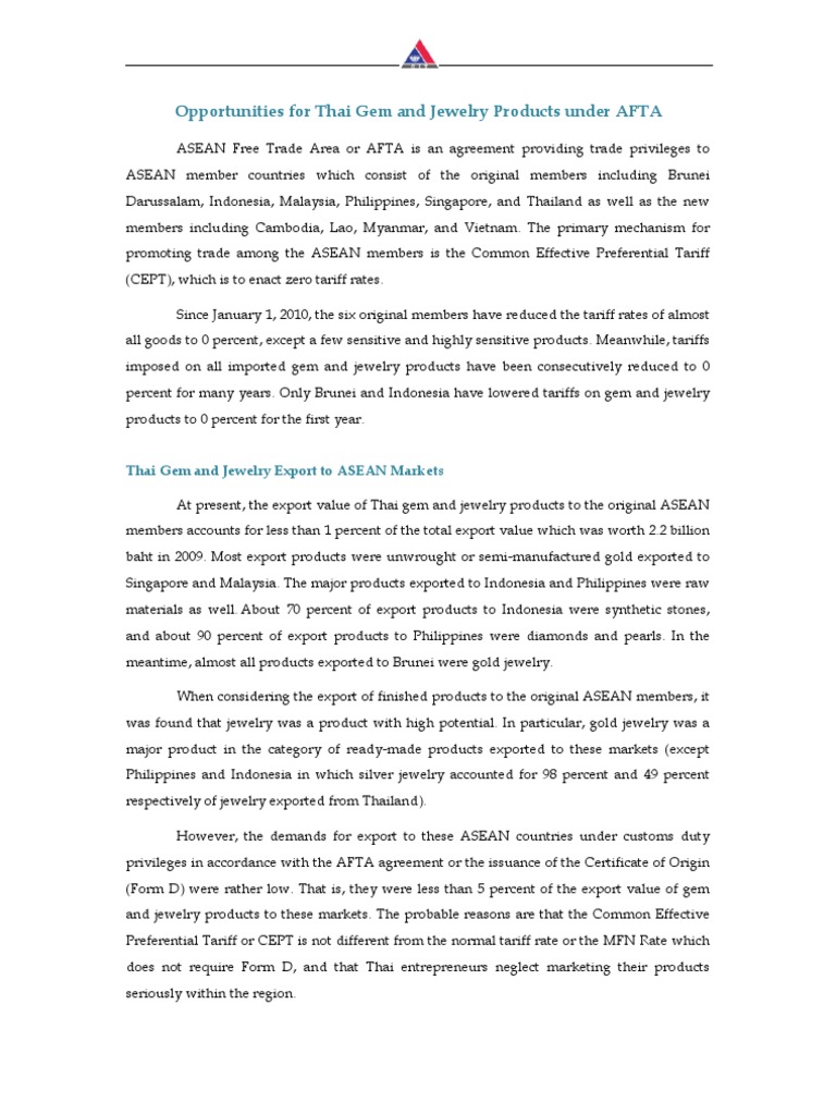 AFTA Magazine | PDF | Asean Free Trade Area | Association Of Southeast ...