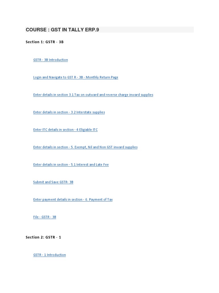 Mastering GST Returns: A Comprehensive Guide to Filing GSTR-1, GSTR-3B ...