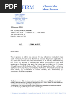 Retainer Letter | PDF | Lawyer | Fee