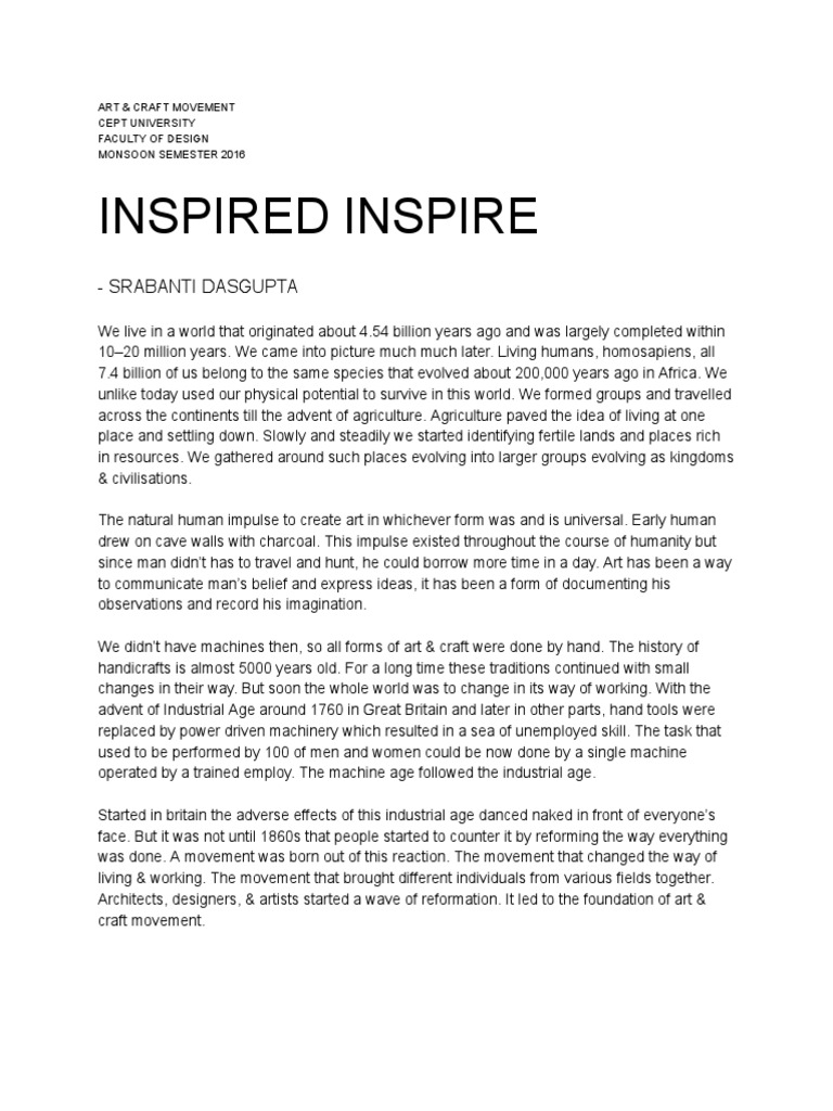 Inspired Inspire | PDF | Human