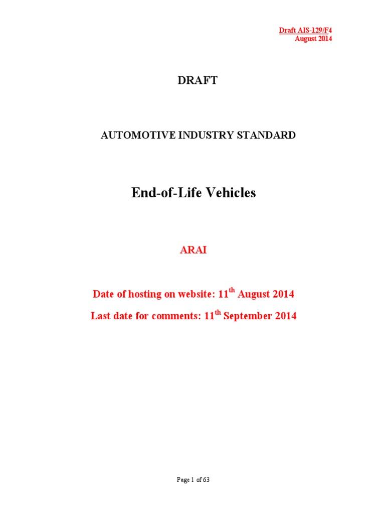 Elv Standard Pdf Audit Recycling