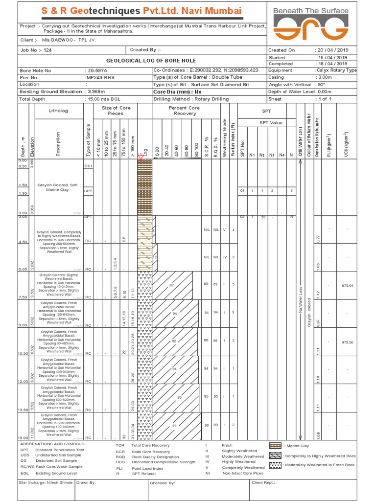 Mumbai Harbour Geotechnical Report | PDF | Geotechnical Engineering ...