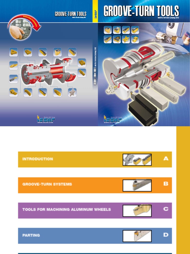 Groove-Turn Tools PDF | PDF | Machining | Stainless Steel