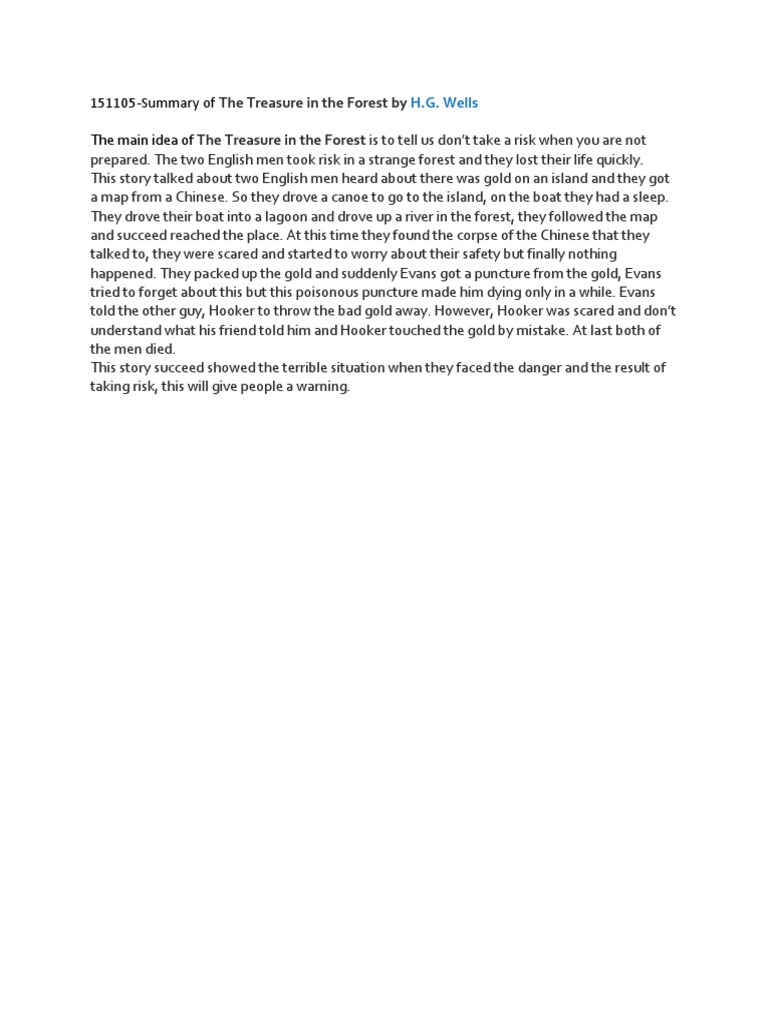 Treasure in The Forest Summary 2ay4du1 | PDF