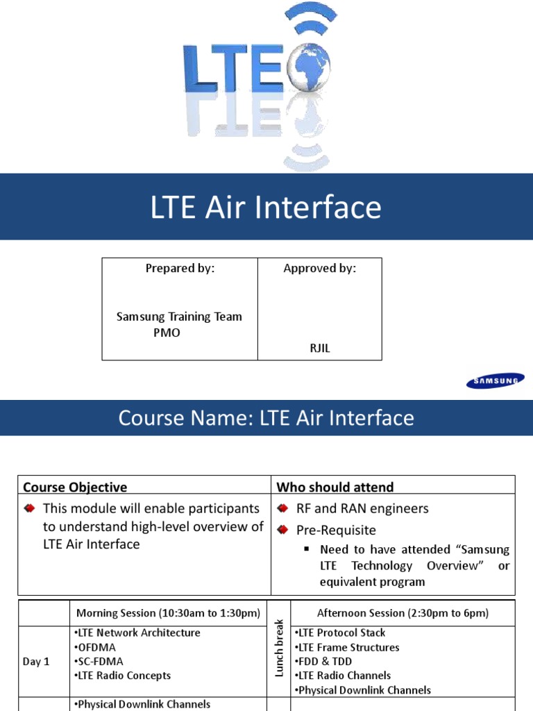LTE Air Interface V16 | Download Free PDF | Orthogonal Frequency Division Multiplexing | Duplex ...