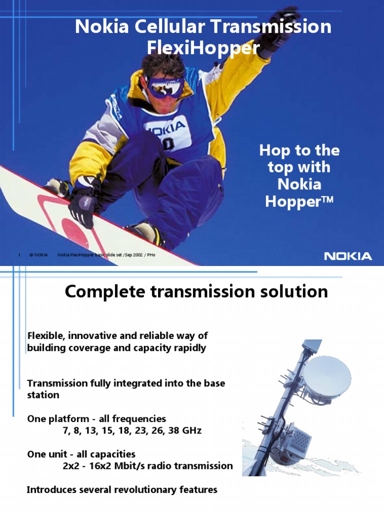 Nokia Cellular Transmission Flexihopper: Hop To The Top With Nokia ...