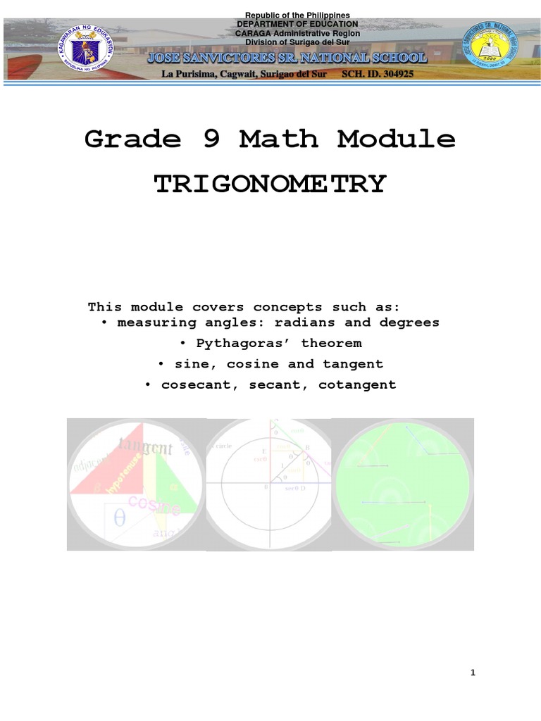 Grade 9 Math Module | PDF